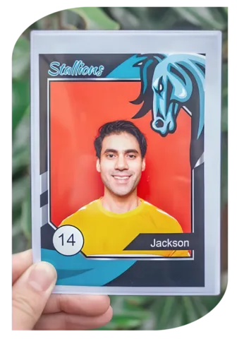 Trading Card Photo Booth