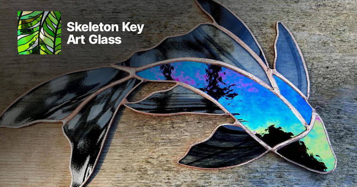 Skeleton Key Art Glass - Home