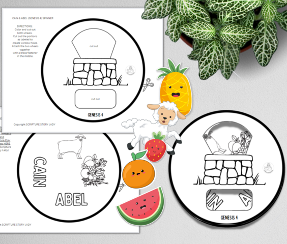 Free Kids Bible Printables, Crafts, Teaching Aids - Scripture Story Lady