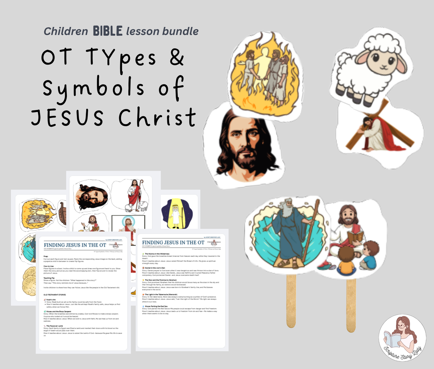 Old Testament Types & Symbols of Christ Bible CHILDREN'S Sundayschool ...