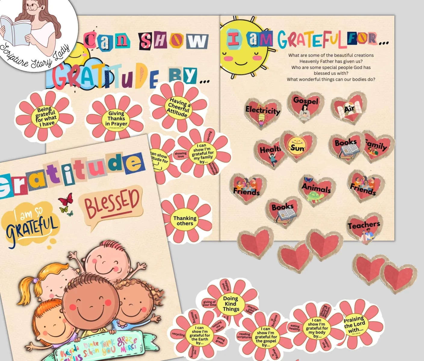 Gratitude Folder Game Activity Printable