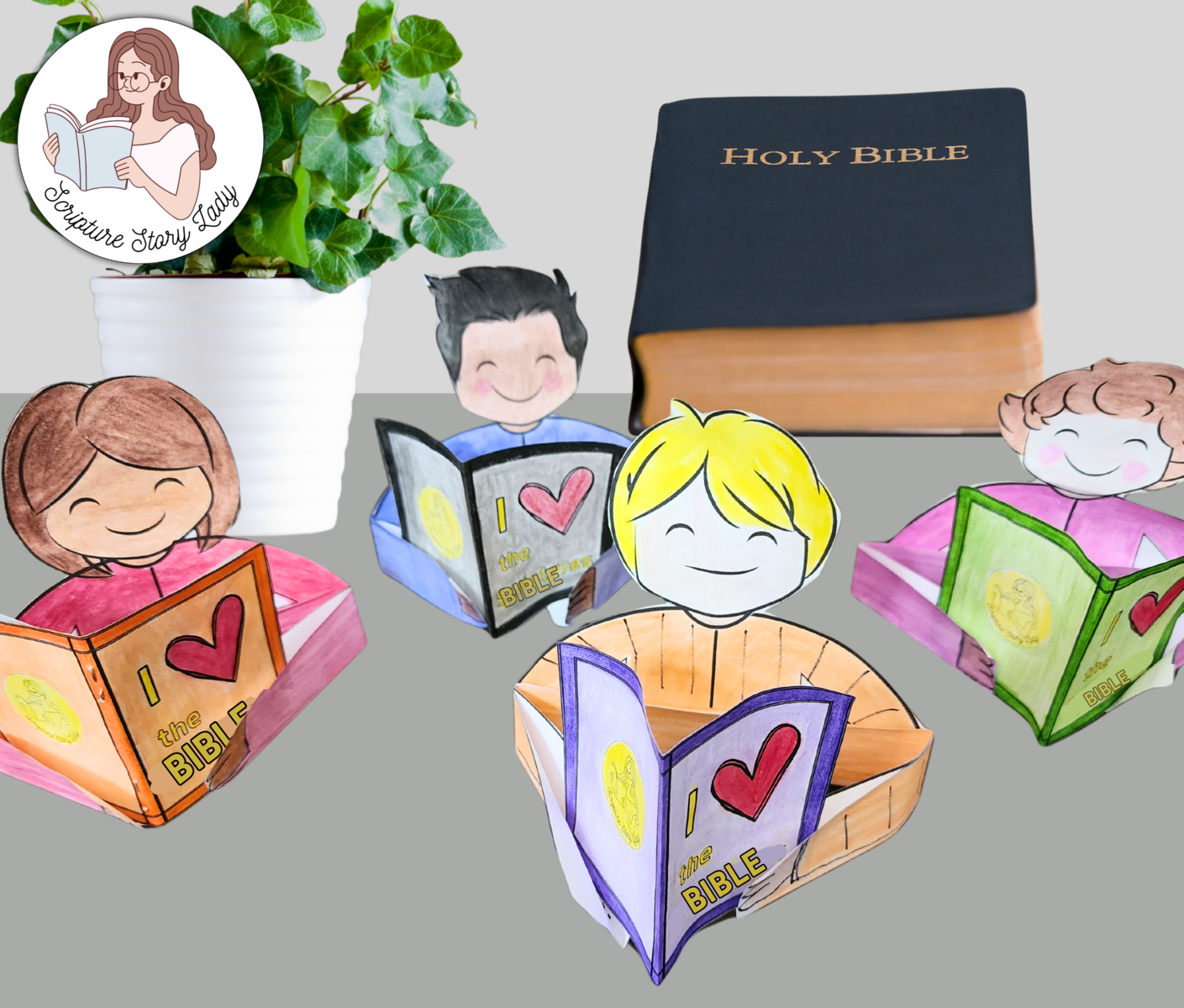 Scripture Kids I love the Bible / Favorite Scriptures Craft