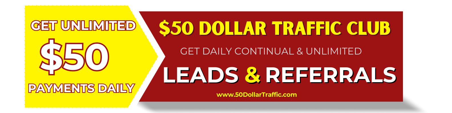 Get $50 Over & Over + Unlimited Traffic!