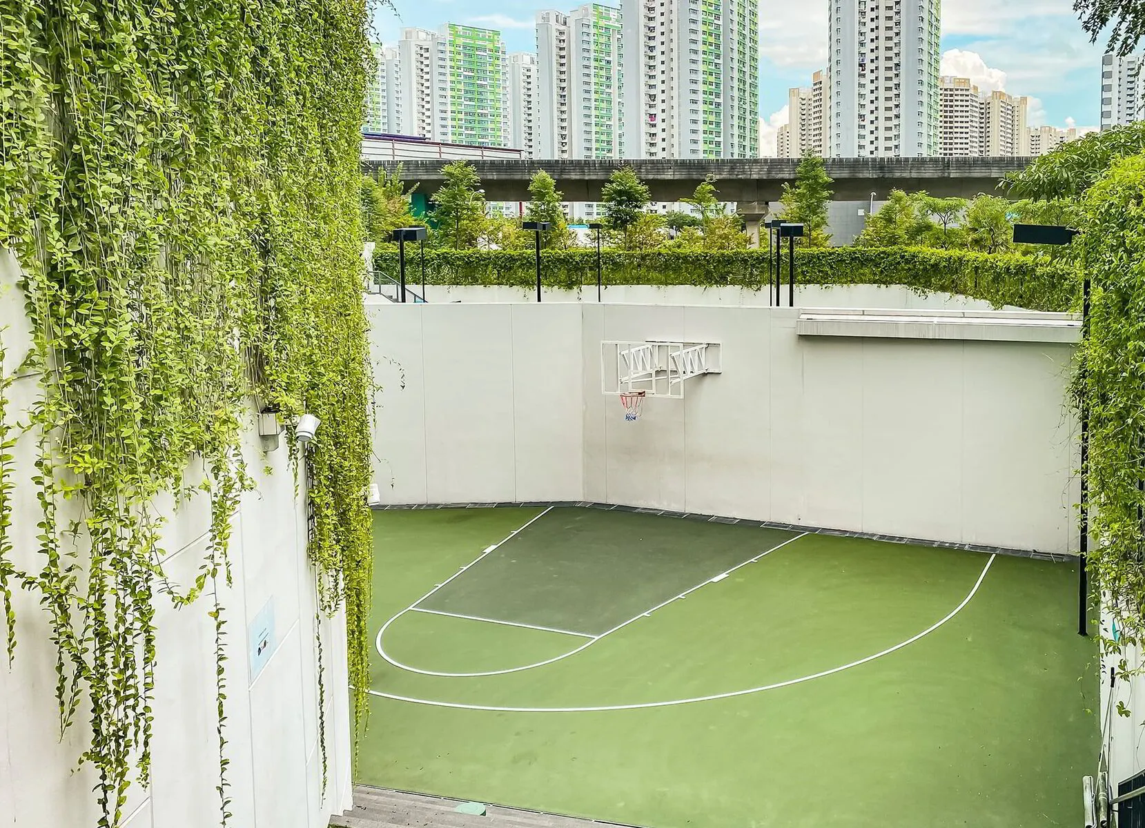 Five Condos in Singapore with Beautiful Basketball Courts
