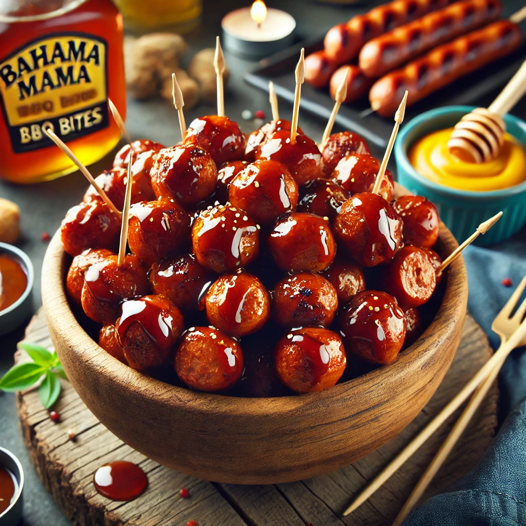Bahama Mama BBQ Bites