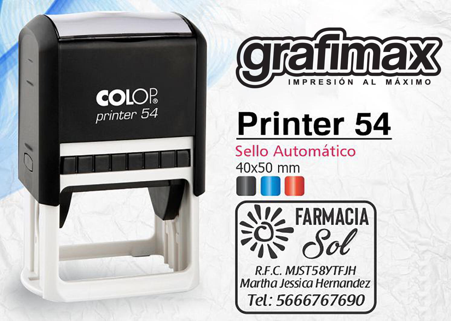 Sello Printer 54