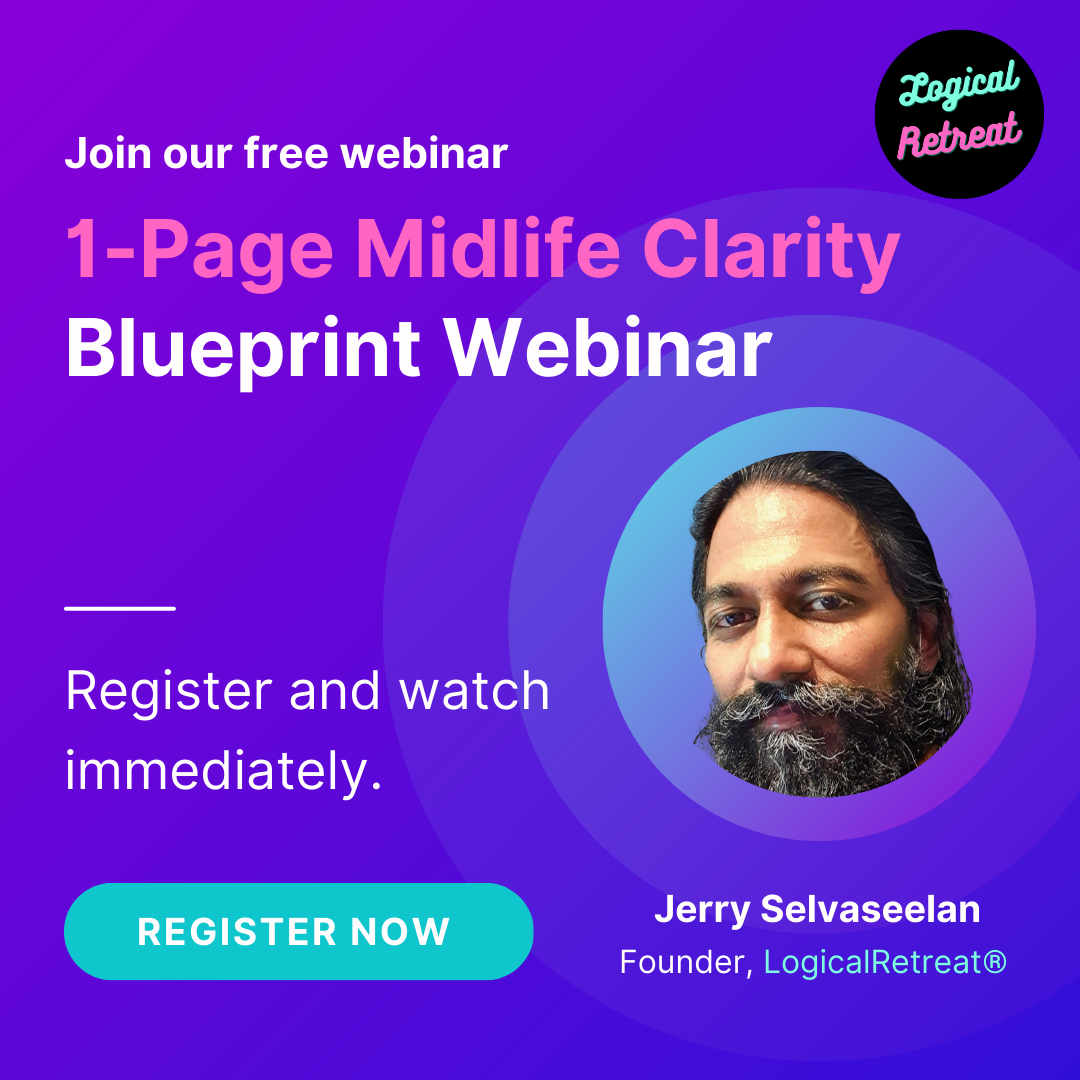 LogicalRetreat® 1 Page Midlife Clarity Blueprint MasterClass Program