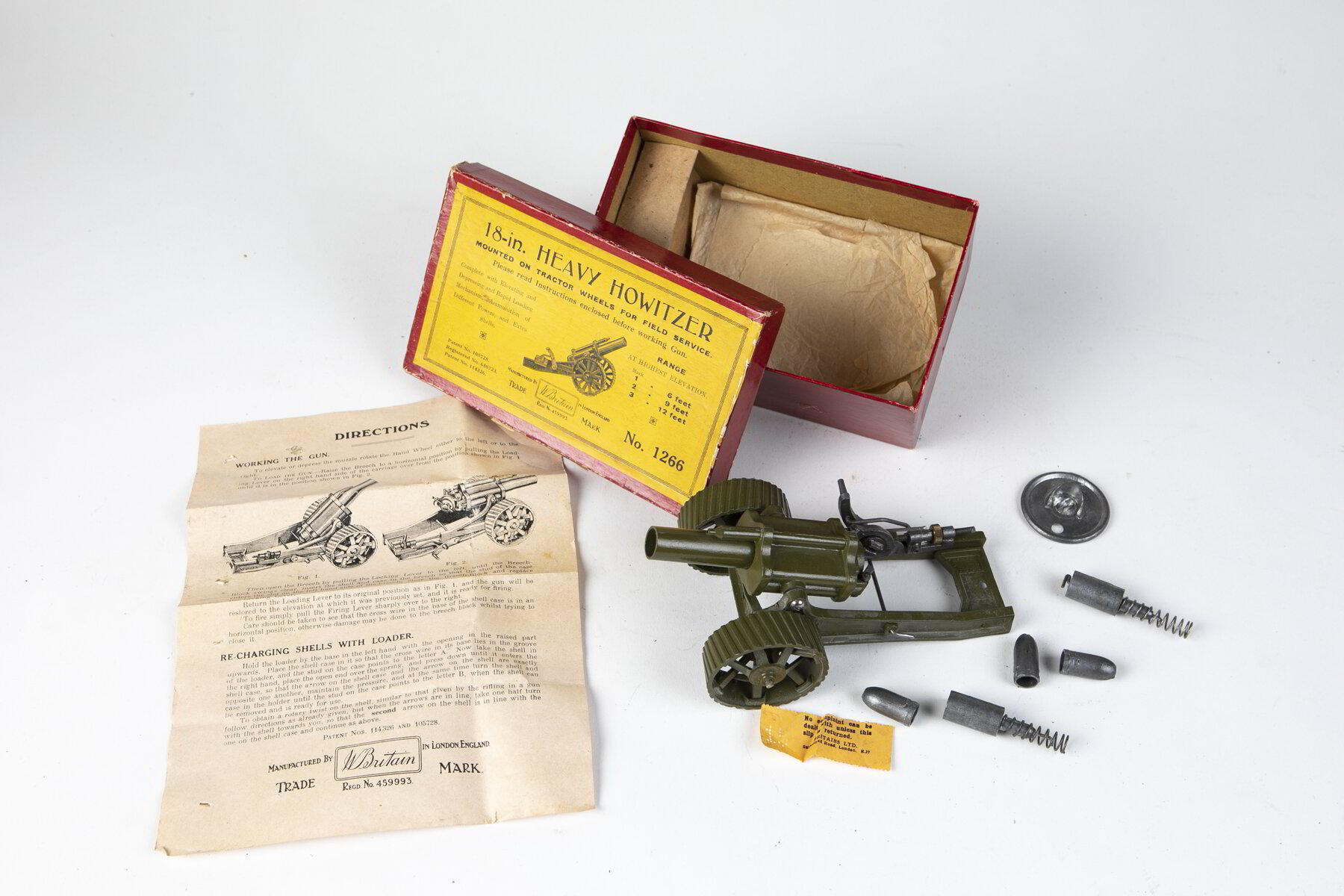 Britain 18-in. Heavy Howitzer, No. 1266. In Original Box