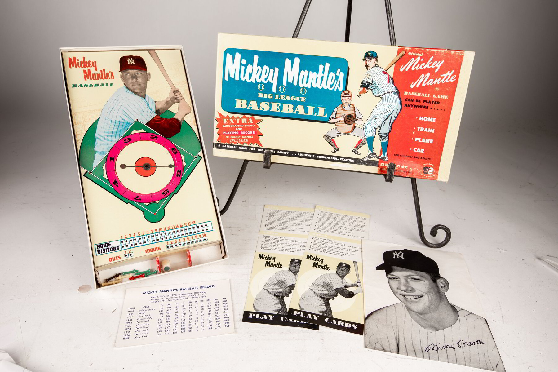 1957 Mickey Mantle Big League Baseball Game, vintage