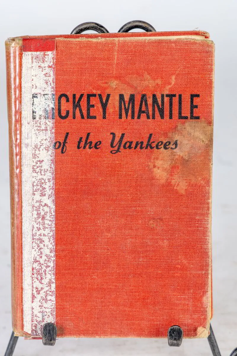 Mickey Mantle Book "0f the yankees" 1958 by gene schoor