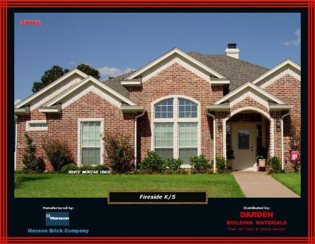 Brick Samples | Darden Building Materials| Waco,Tx