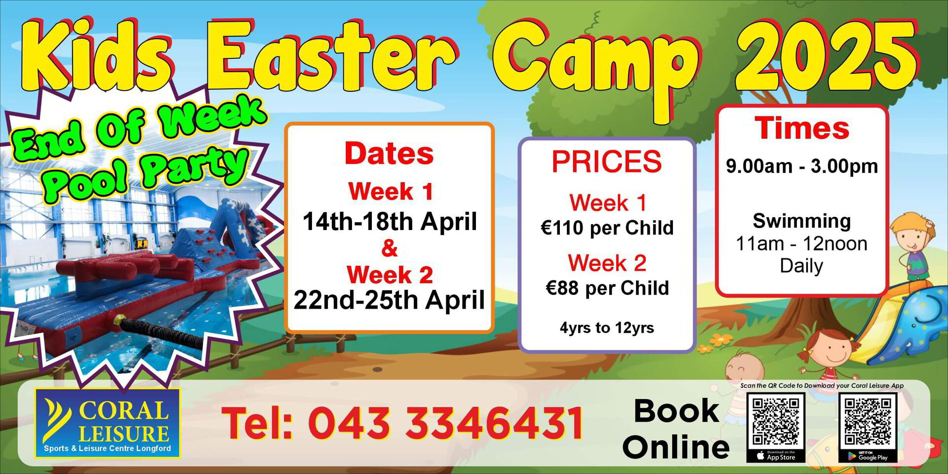 Easter Camps at Coral Leisure Longford