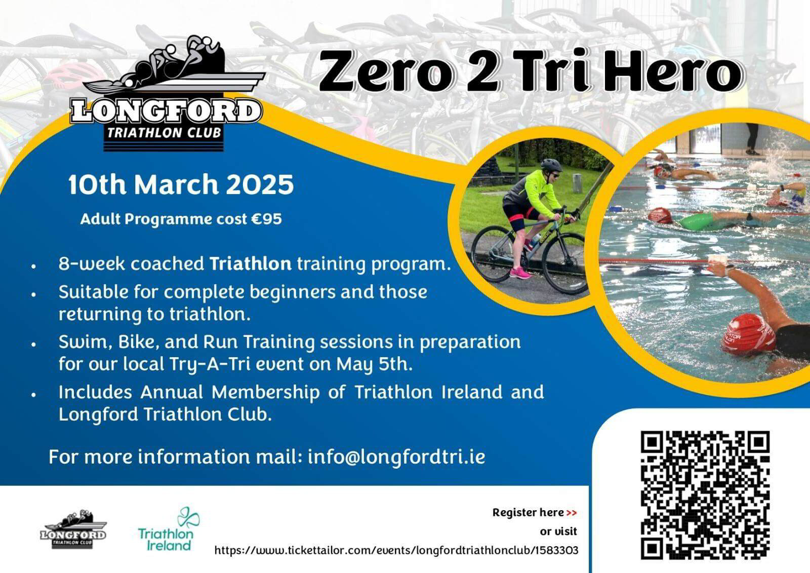 Longford Tri Club zero to Tri Hero programme