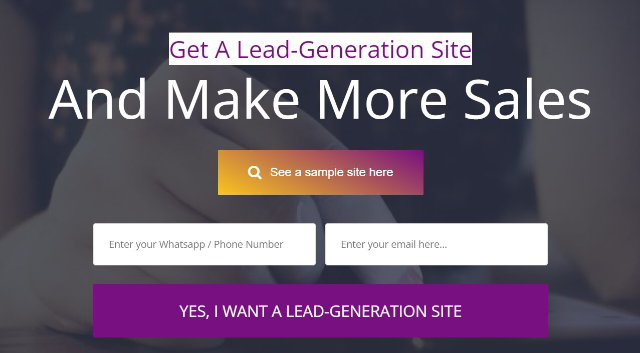 with a Lead Generation Site