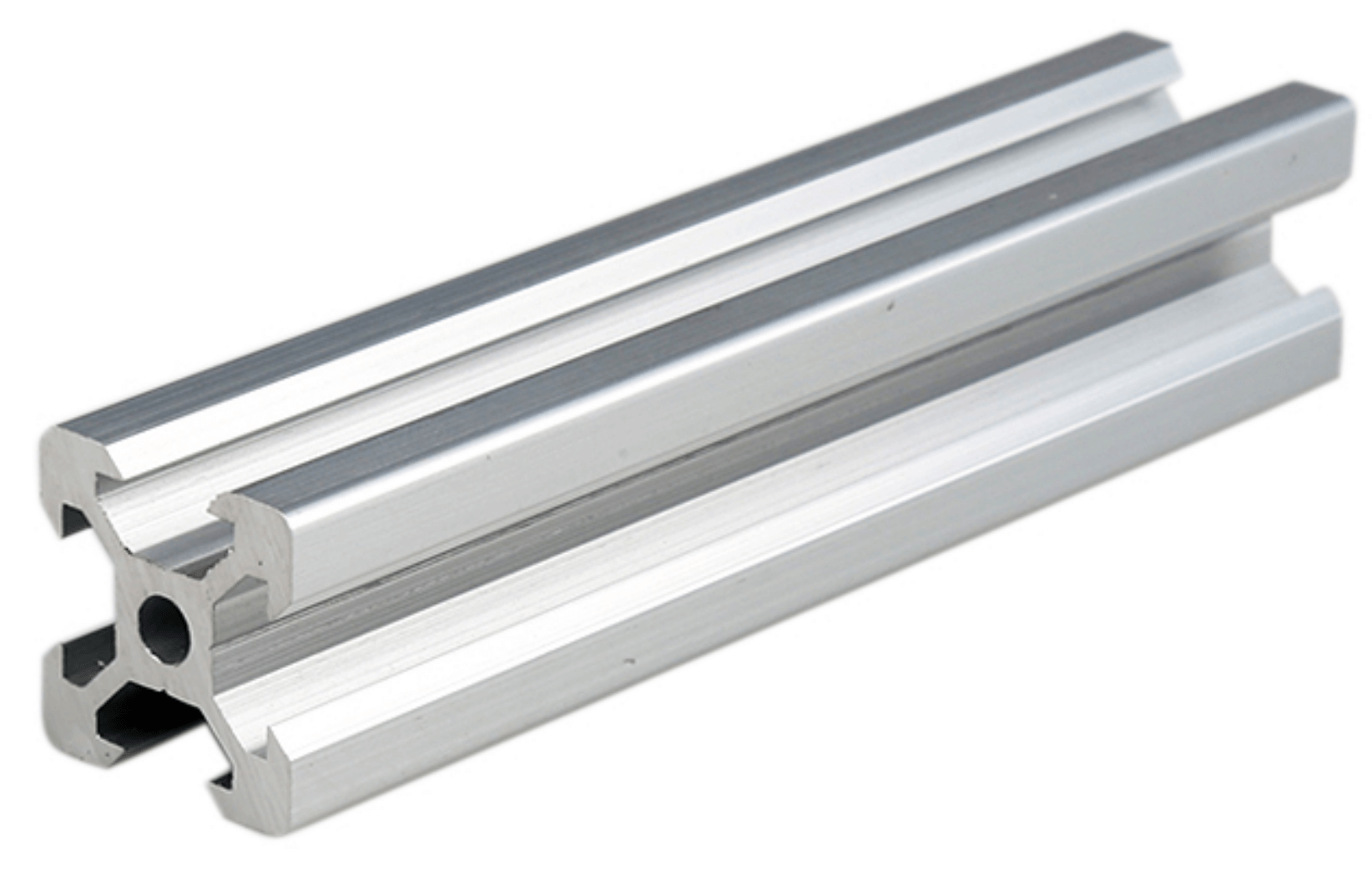 2020 V-Slot Rail – Silver Anodized Aluminum