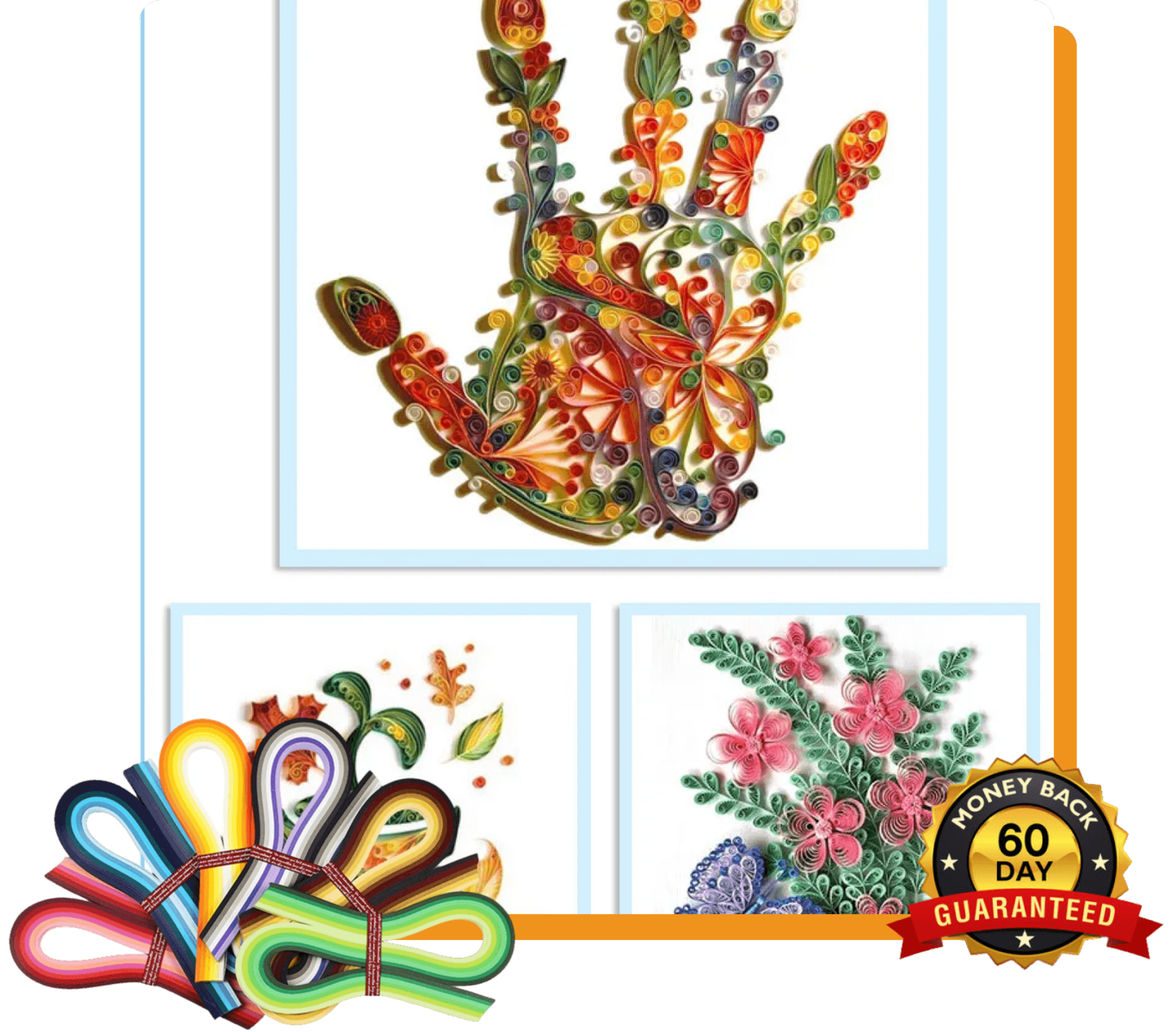 ColorWave Quilling Strips