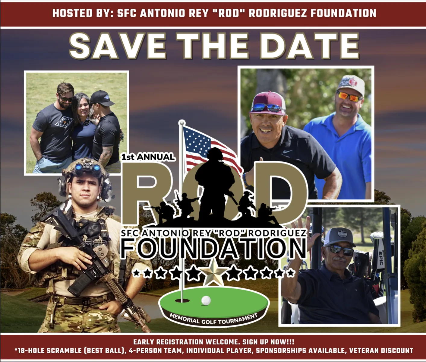 Annual Memorial Golf Tournament | SFC Antonio Rey "ROD" Rodriguez ...