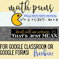 Math Puns Google Classroom Headers