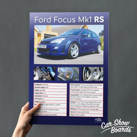 Car Show Boards | Seven Design Associates