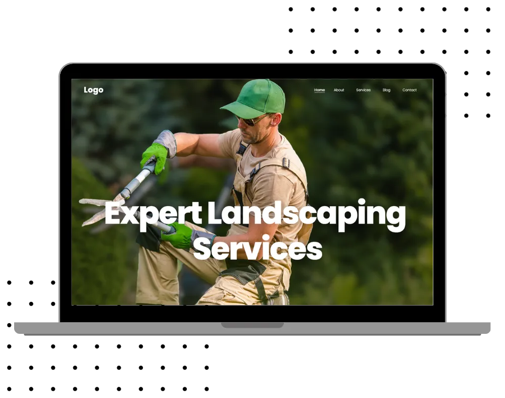 Effortlessly Create Stunning Landscaping Website in Minutes!