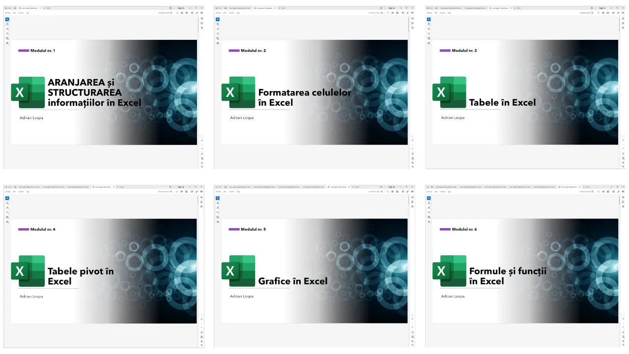 Înveți să lucrezi RAPID și EFICIENT în Excel - Cursuri Video