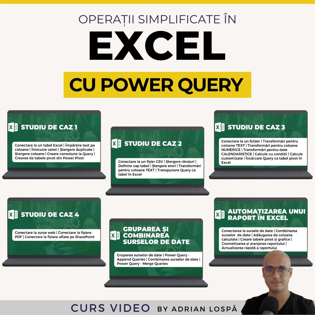 Curs VIDEO - Excel Power Query Curs VIDEO - Excel Power Query