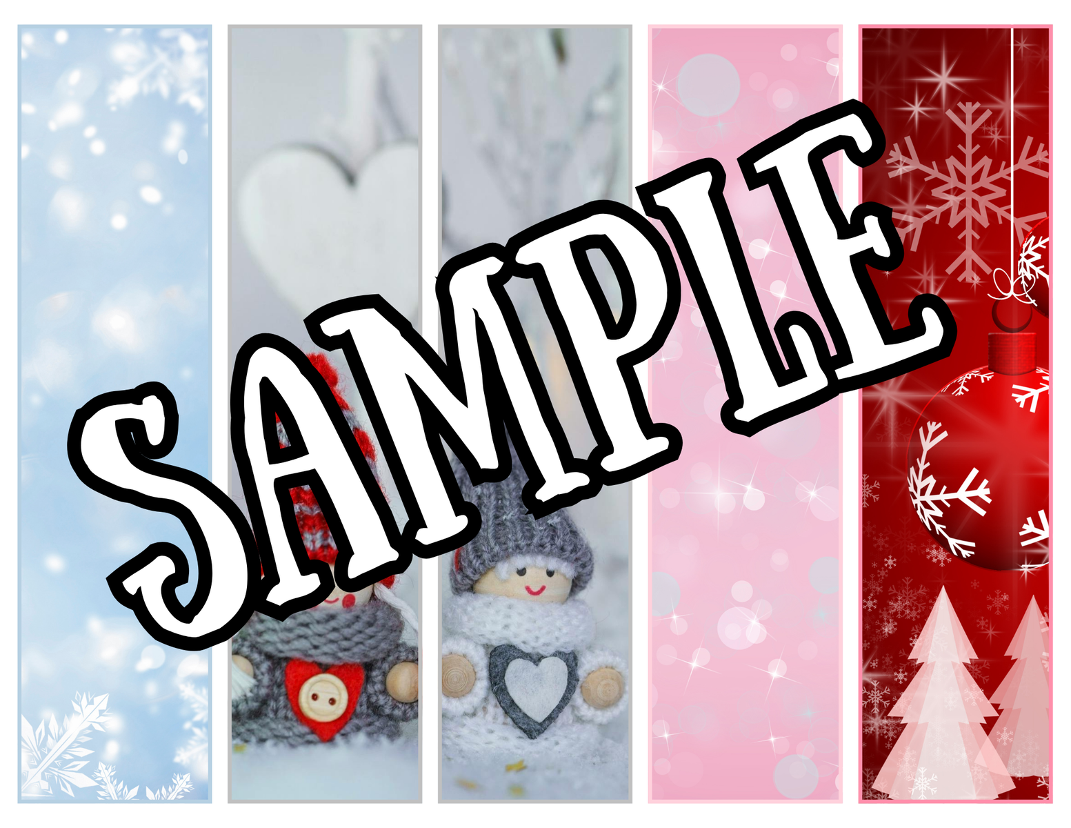 Holiday Bookmarks Printable