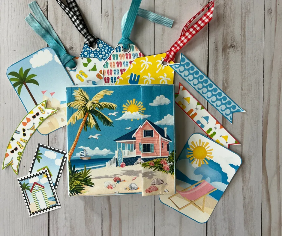 Fun Summer Memory Keeper Kit and workshop - Life’s a Beach Memory Keeper