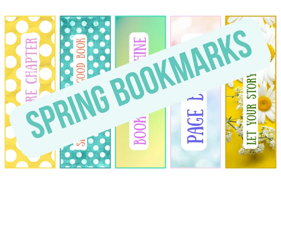 Spring Inspired Bookmarks