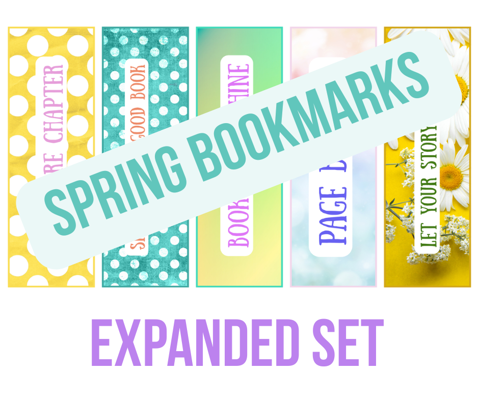 Spring Bookmarks - Expanded Set