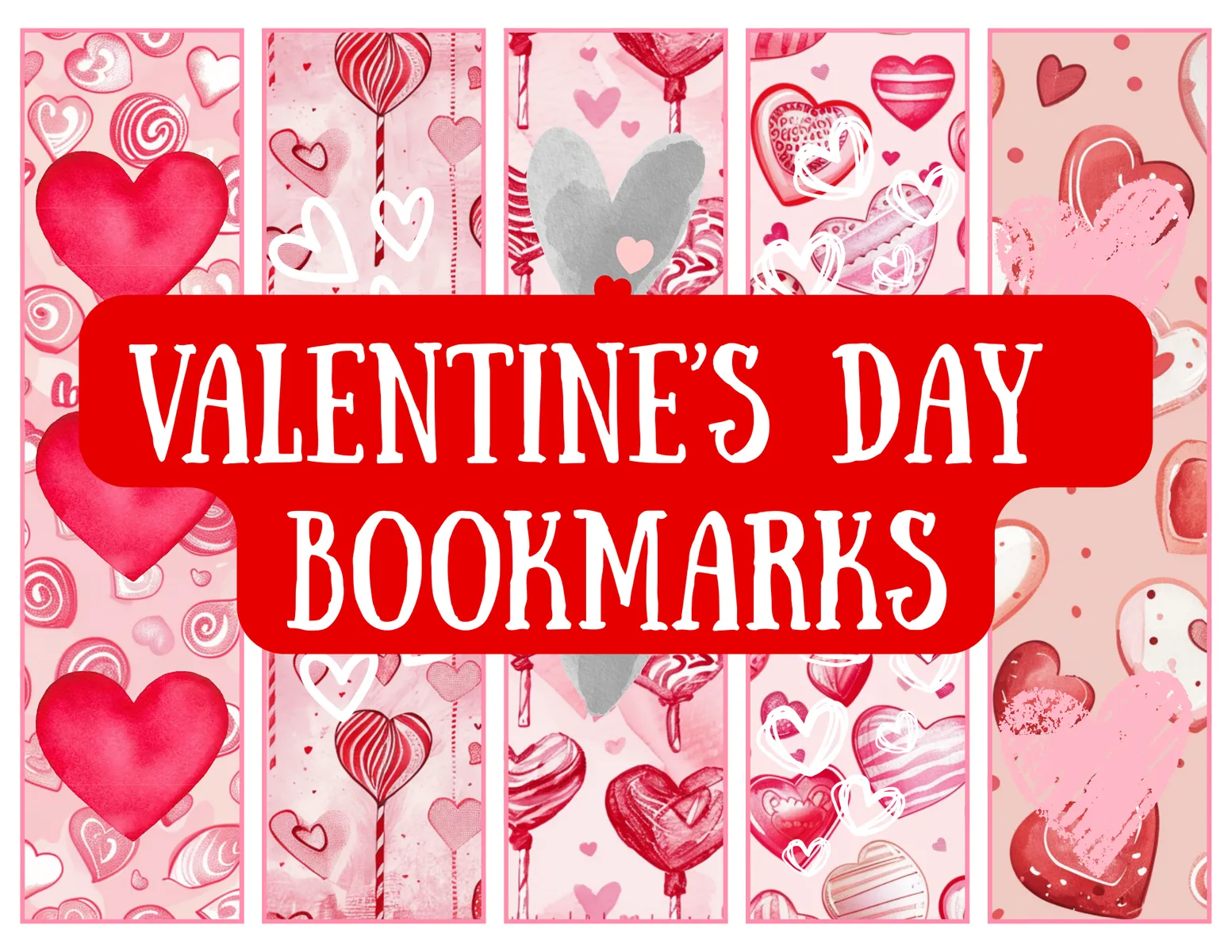 Printable Valentine's Day Bookmarks