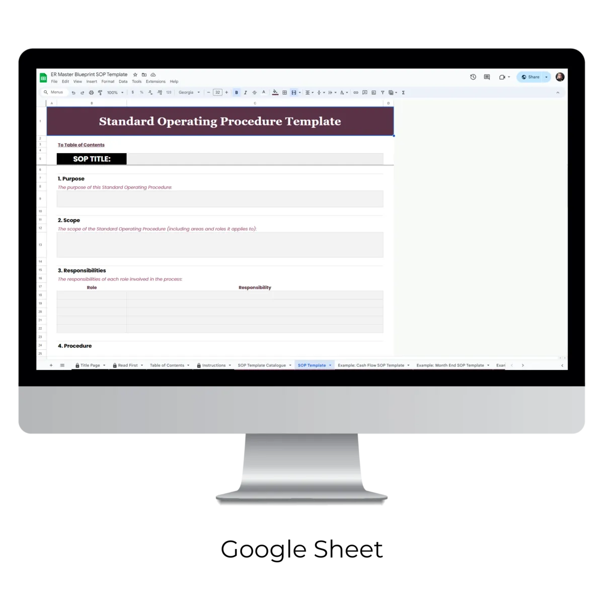 The Master Blueprint: Standard Operating Procedure Template