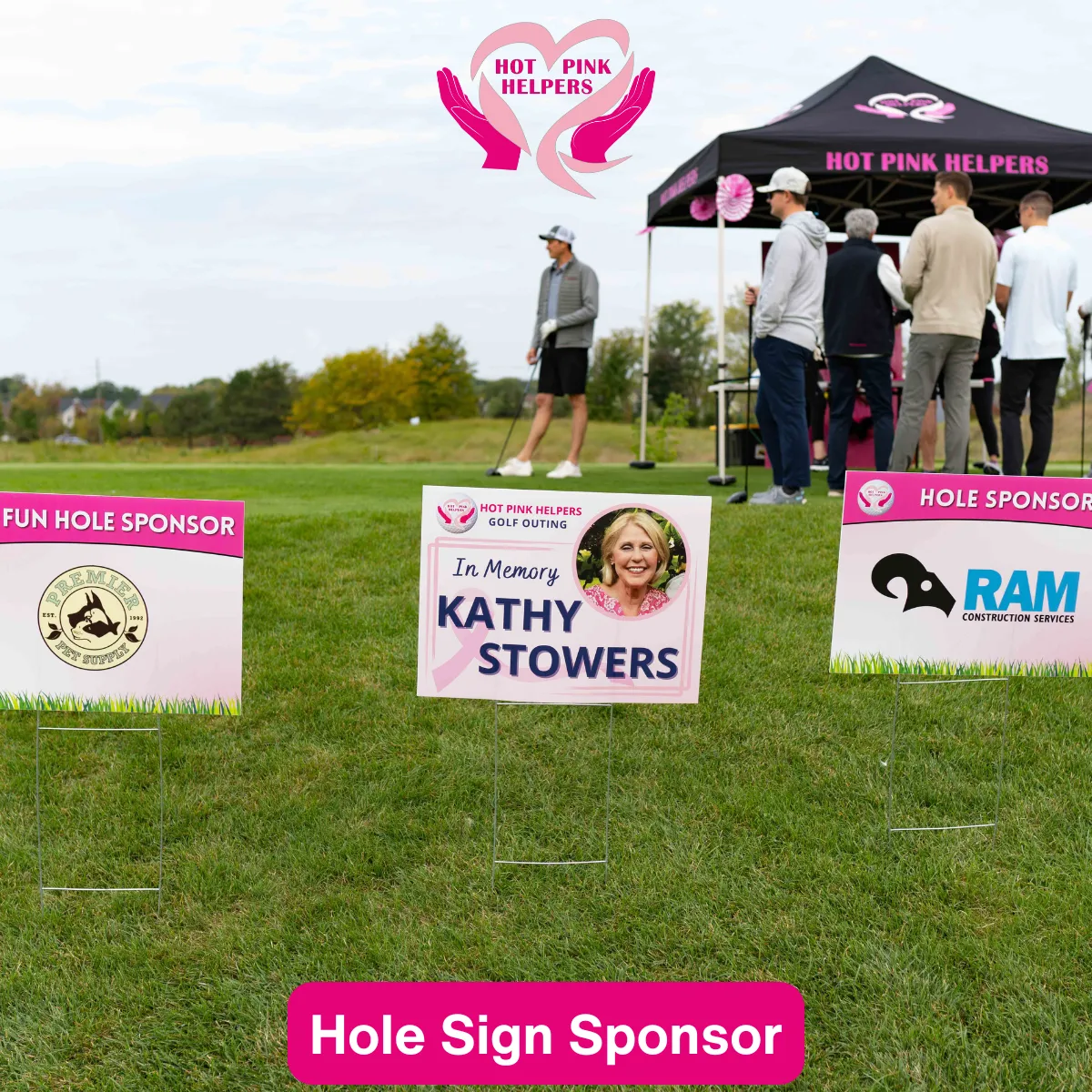 Shop Hot Pink Helpers Golf Outing Tickets/Sponsorships