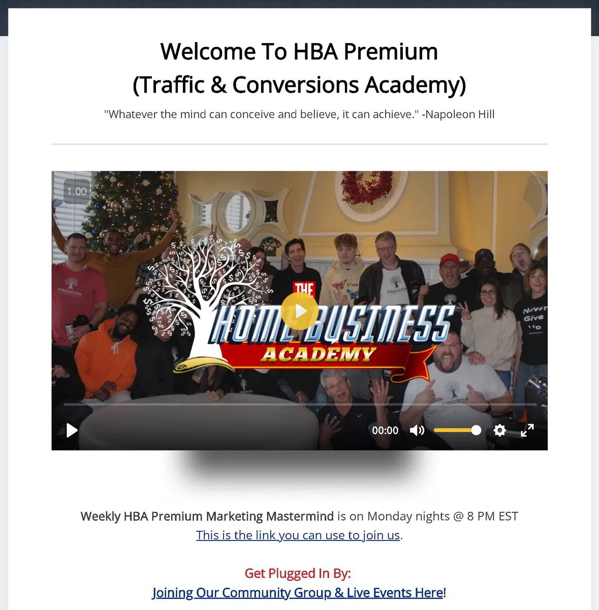The Home Business Academy | Join The All In One $25 Digital Business