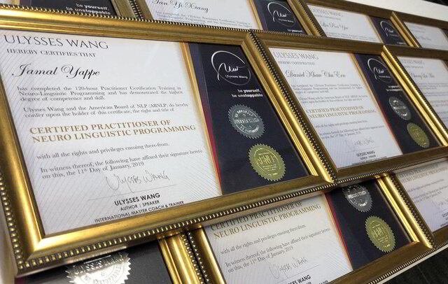 Neuro-Linguistic Programming (NLP) Certification by Ulysses Wang