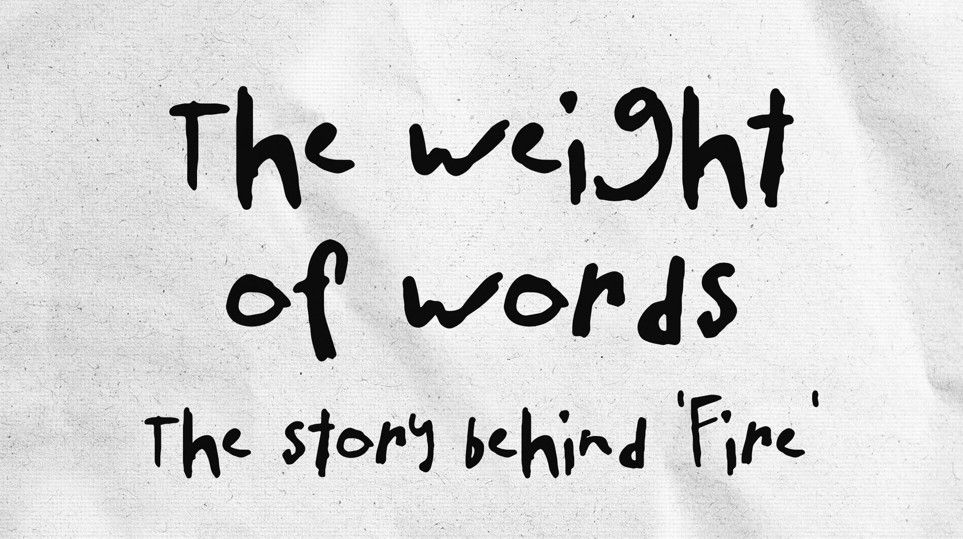 The Weight of Words