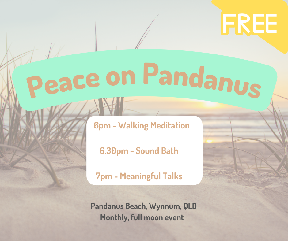 Peace on Pandanus Beach - Free mediation event in Wynnum