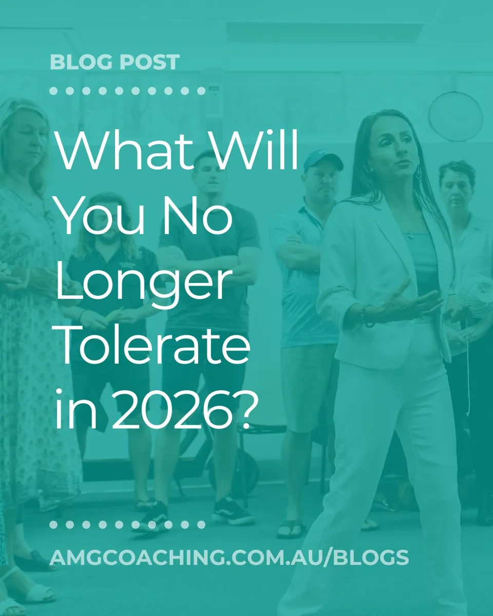 What Will You No Longer Tolerate in 2026?