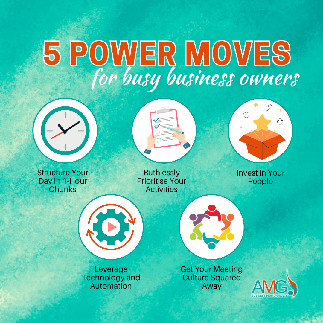 Five Power Moves for Busy Business Owners