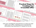 Create Your Irresistible Offer Workbook Fillable | Core Offer Planner