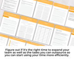 Outsourcing Workbook Fillable | Outsourcing Planner | Outsource Strategy