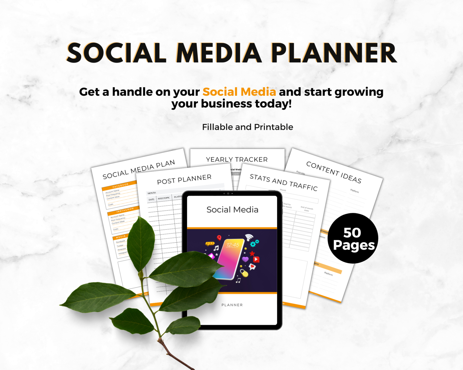 Social Media Planner | Elevate Your Online Presence and Boost Business ...