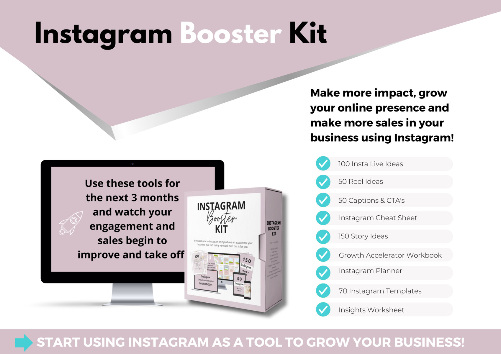 Booster Kit - Grow Your Online Presence & Make More Sales | The Women's ...