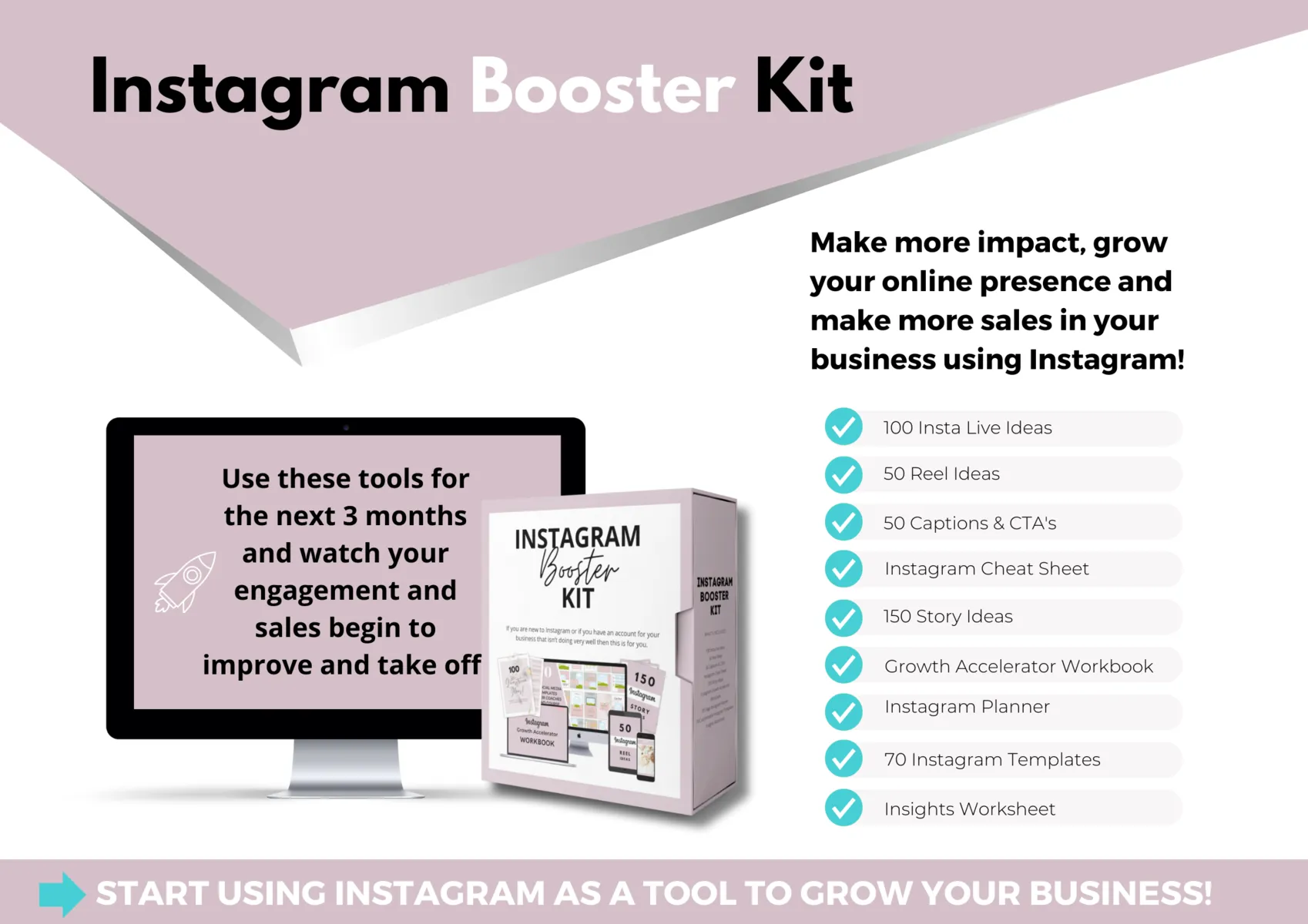 Booster Kit - Grow Your Online Presence & Make More Sales | The Women's ...
