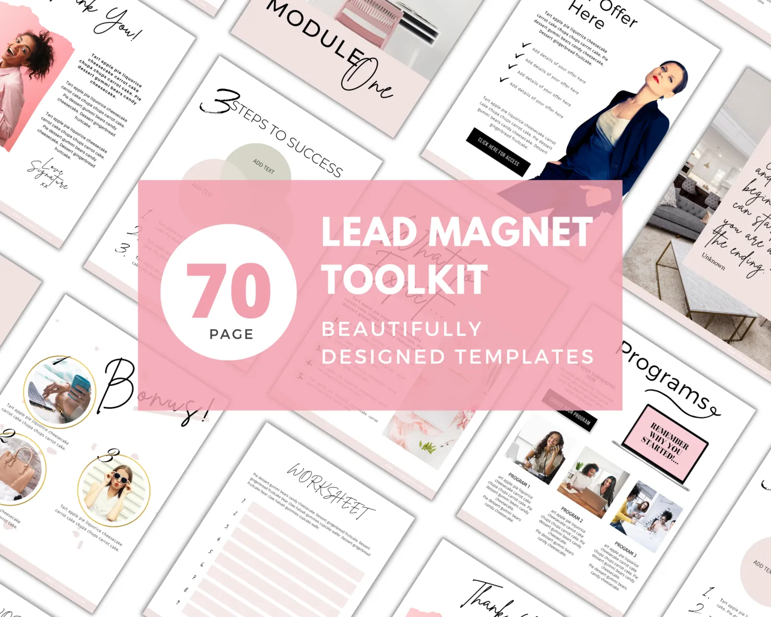 Create a Professional Lead Magnet or Ebook with the Blush Lead Magnet ...