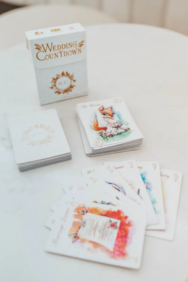 Wedding Countdown | The bride-themed card game gift!