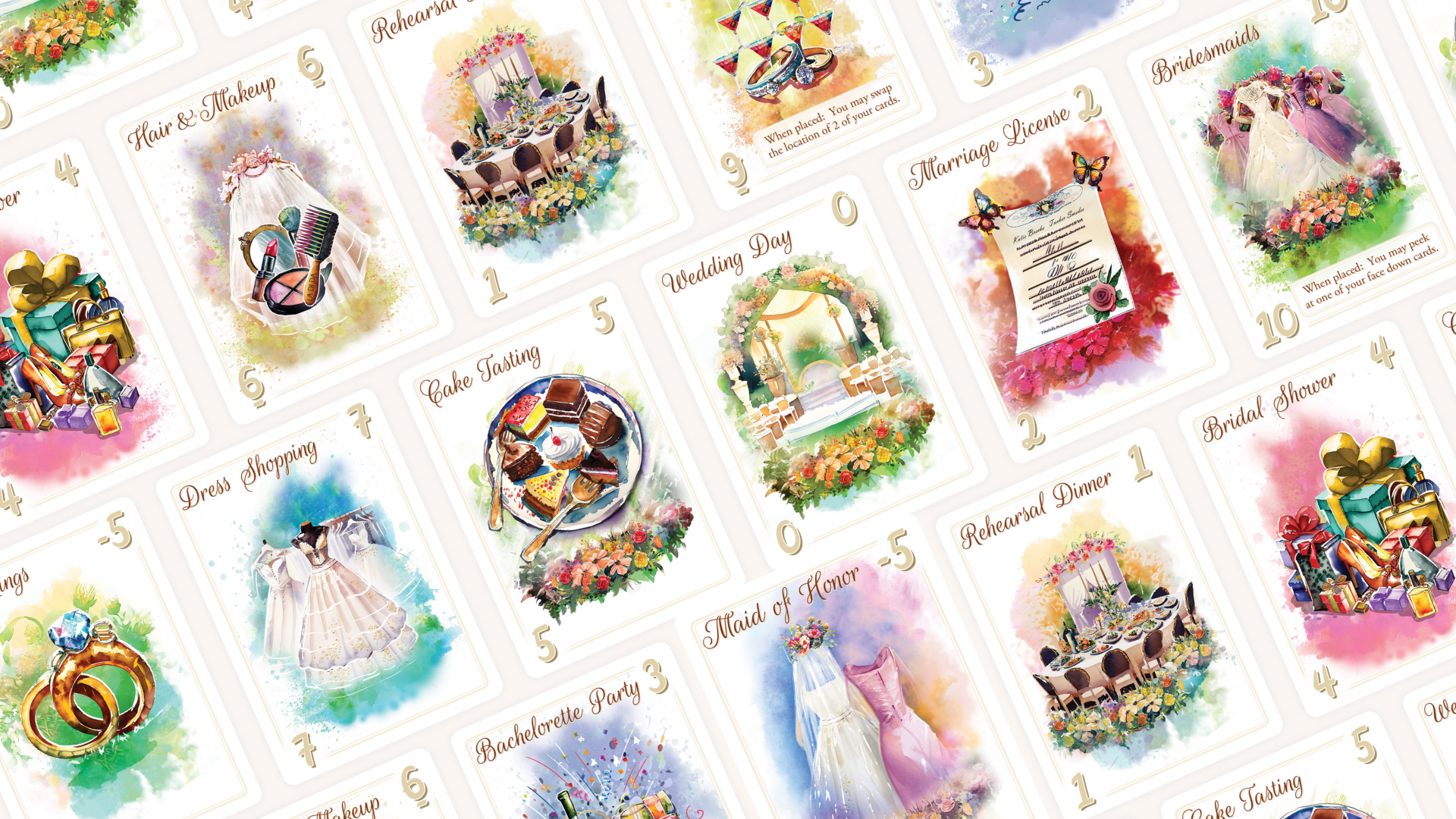 Wedding Countdown | The bride-themed card game gift!