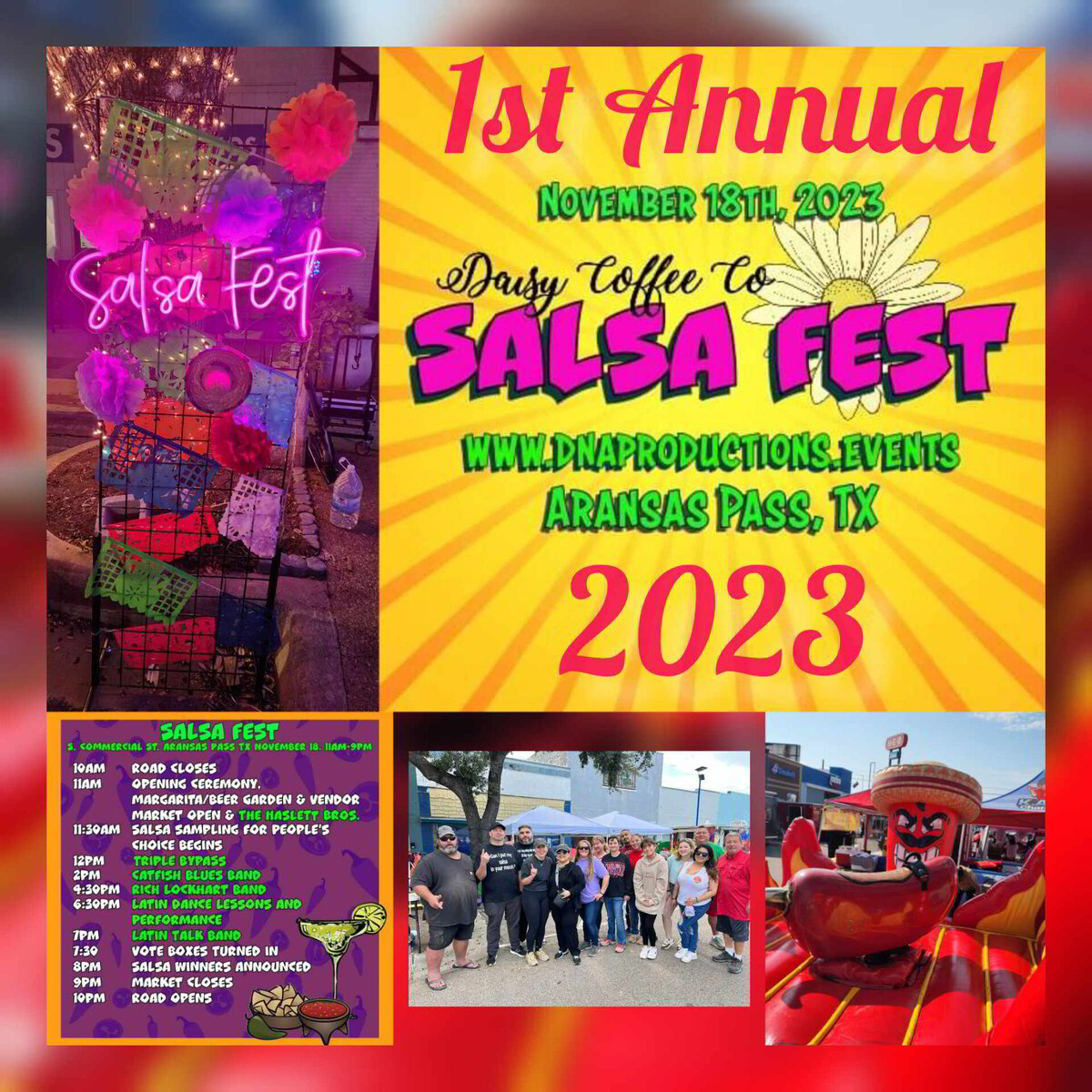 Thank you Salsa Fest in Aransas Pass, Texas! It was an amazing event!