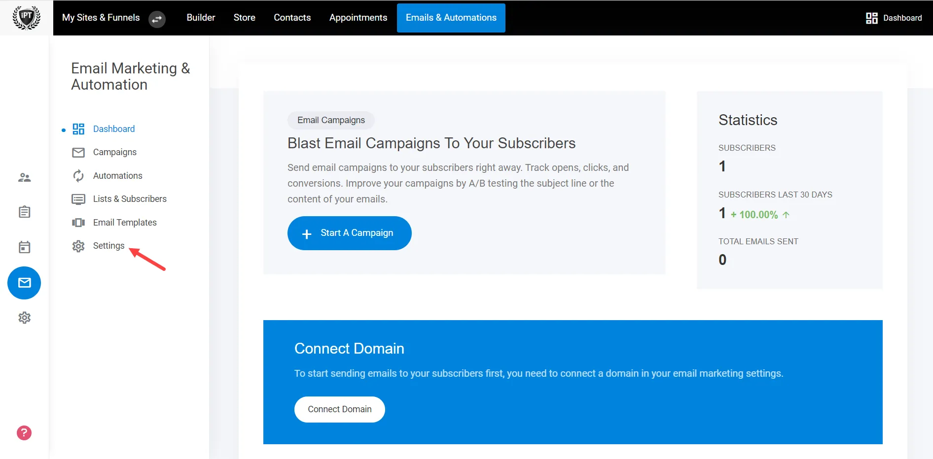 How to Connect a Domain for Sending Emails?