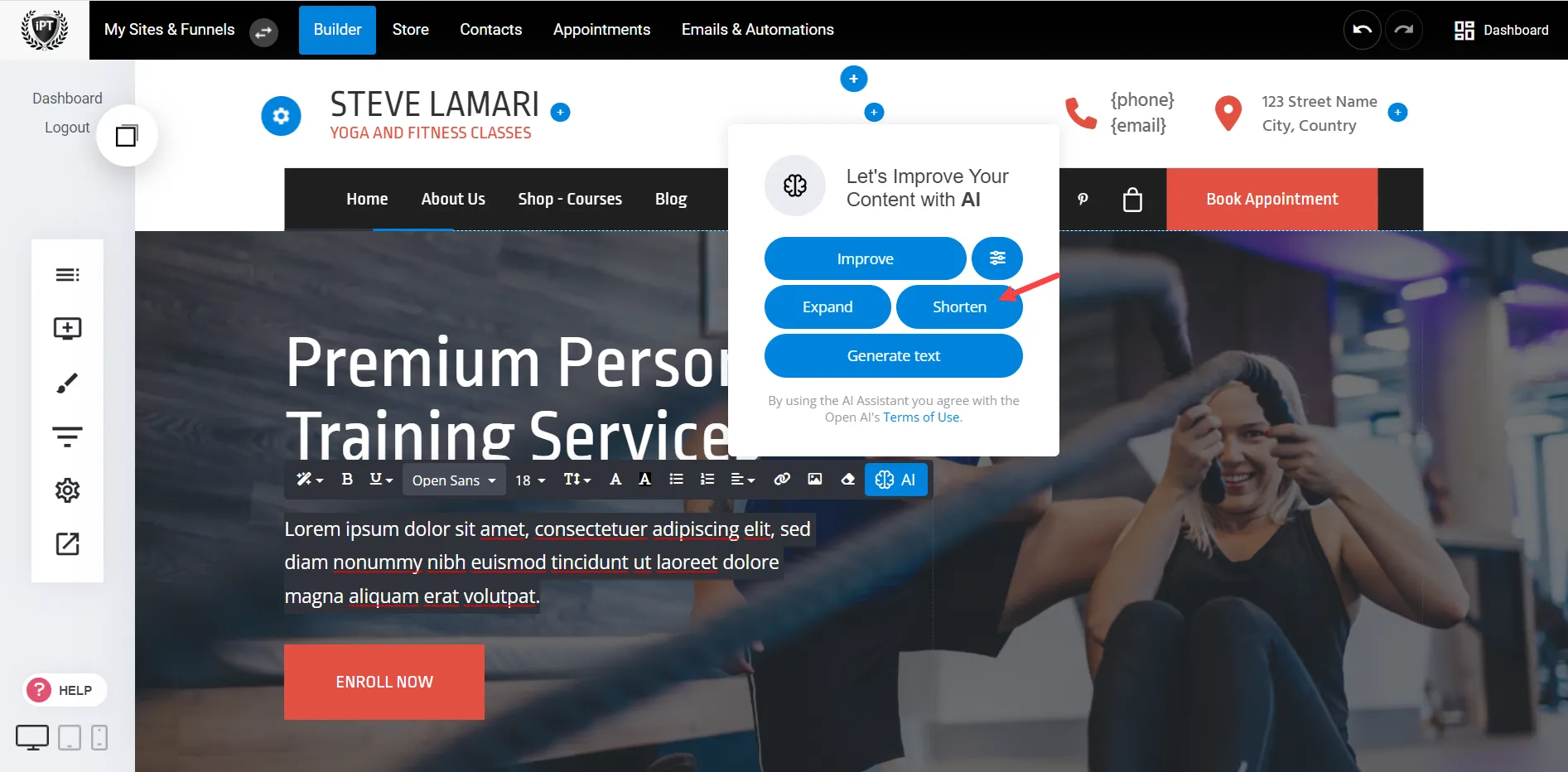 How to Expand/Shorten AI Content?
